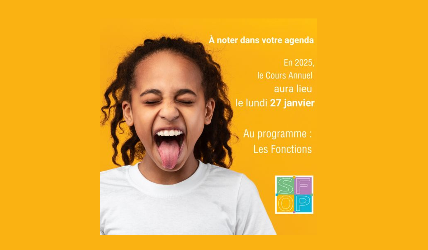 Cours annuel 2025 SFOP